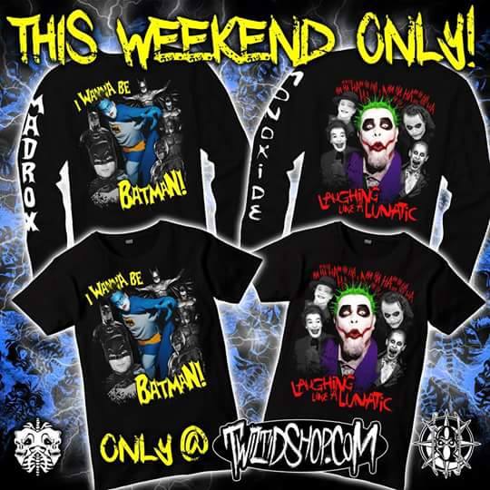 TwiztidShop releases Batman-themed Weekend Only Twiztid shirts ...